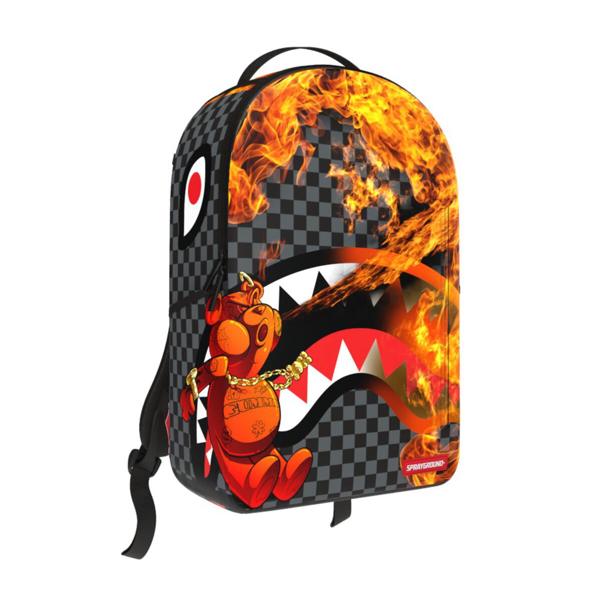 Spray Ground DIABLO BEAR FIRE MAN BACK PACK (B6016) – Viper Soles