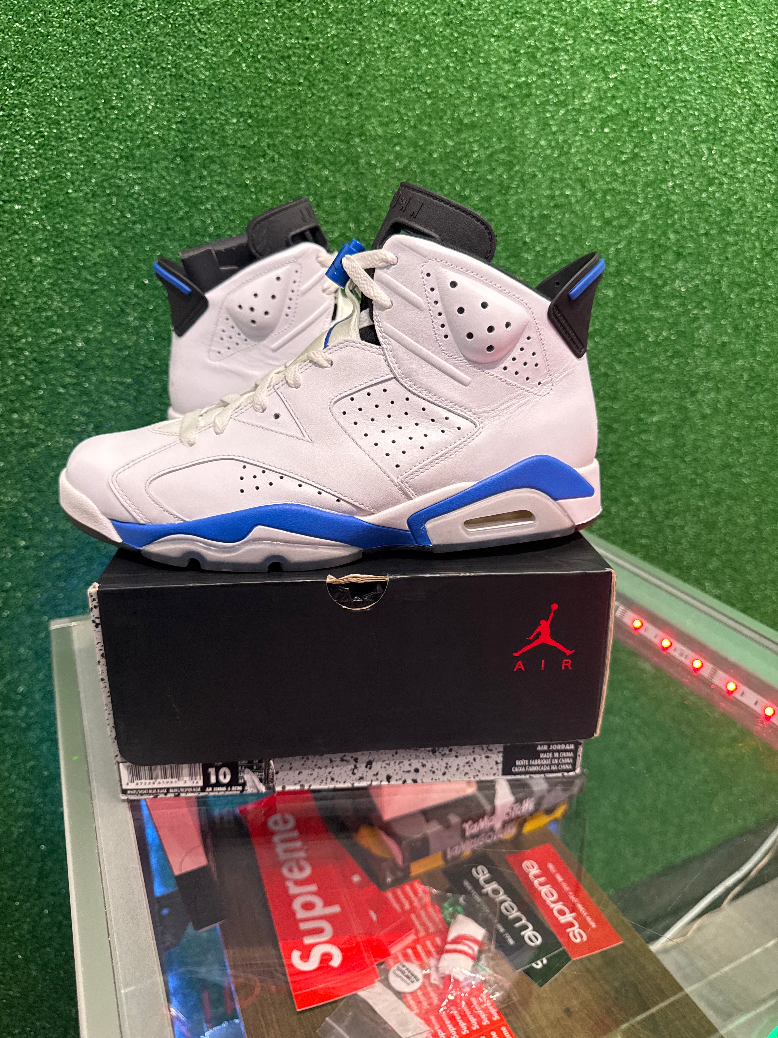 Air Jordan 6 sport blue (USED) – Viper Soles