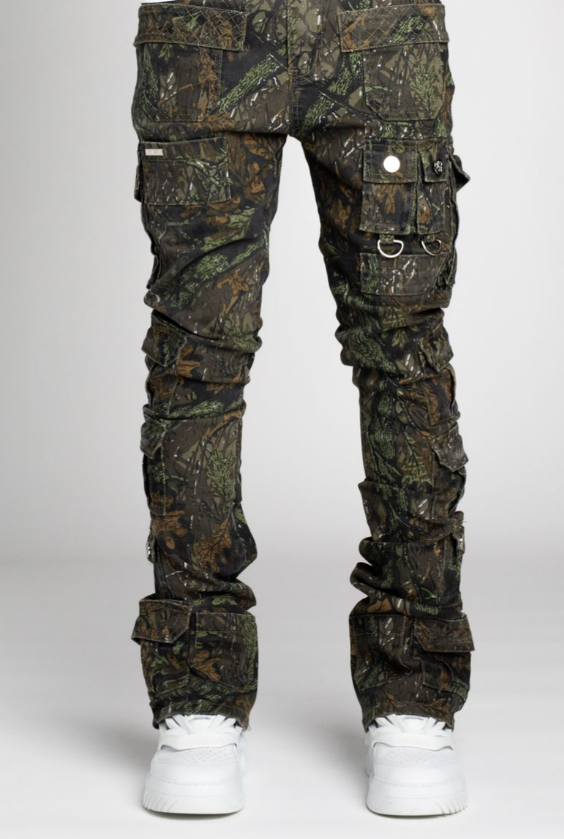 Guapi Camo Tactical Stacked Denim Jeans – Viper Soles