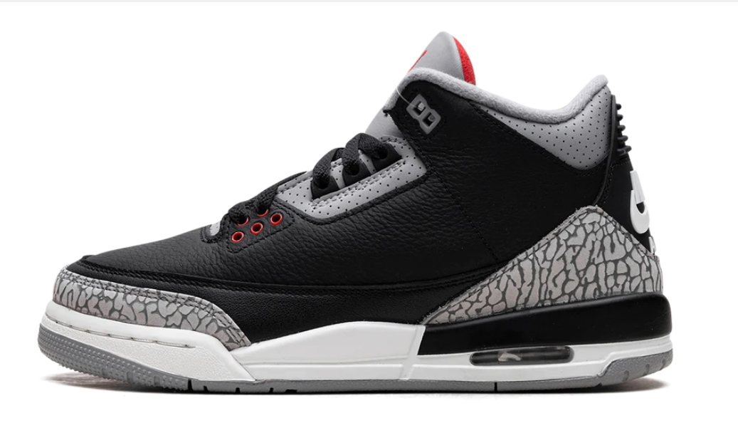 Air Jordan 3 Black Cement (GS) (2024) – Viper Soles