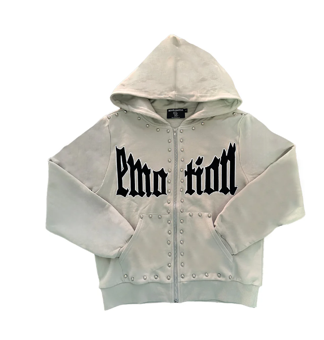Mixed Emotion Grey “Crown” Hoodie – Viper Soles